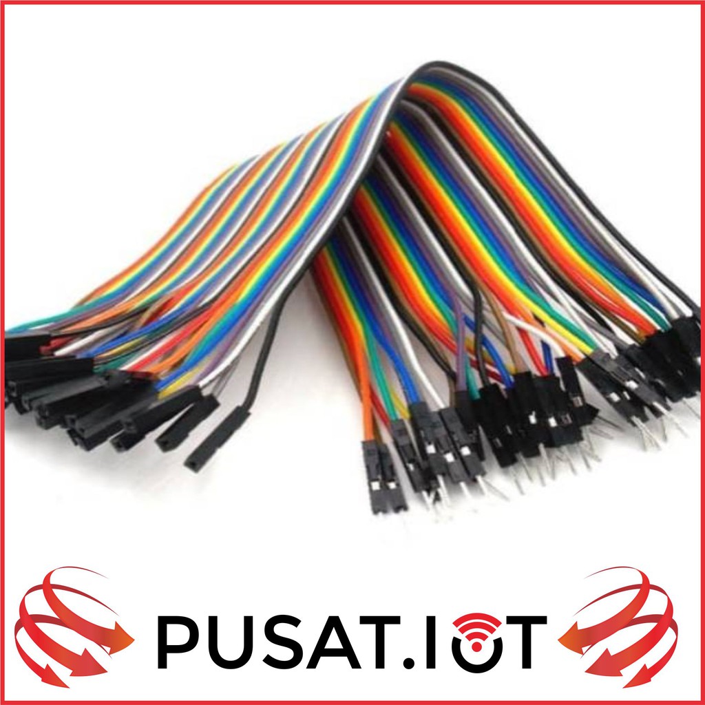 Jual Kabel Jumper Dupont Pelangi 20 CM untuk Project Board Arduino ...
