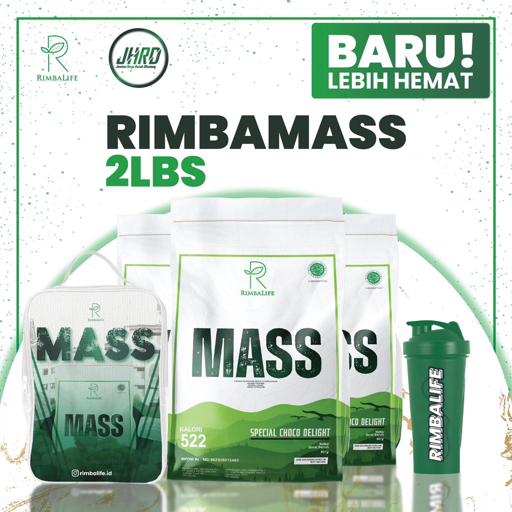 Jual RimbaLife rimbamass mass gainer 900gr 2LBS | rimba life susu ...