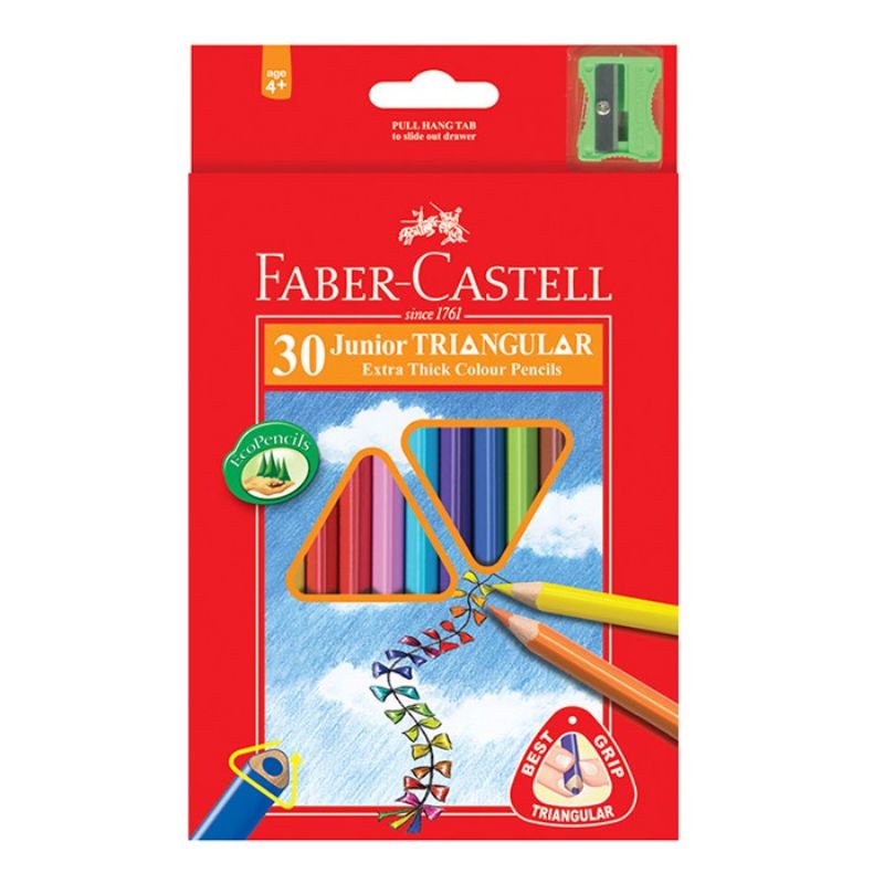 Jual Junior Triangular Colour Pencils 30 / Pensil Warna Khusus Junior ...