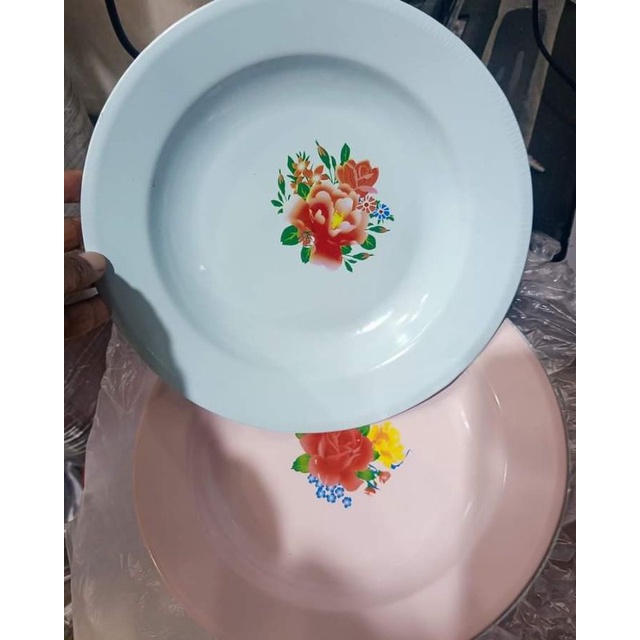 Jual piring seng enamel bunga warna | Shopee Indonesia