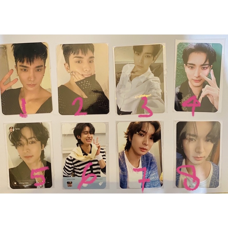 Jual PENTAGON YUTO THE BLACK HALL, Love or Take album benefit PHOTOCARD ...