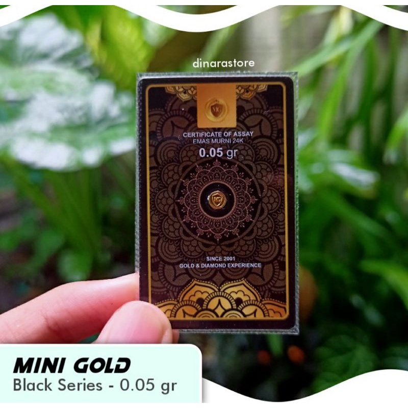 Jual MINIGOLD BLACK SERIES EMAS MURNI 24 KARAT LOGAM MULIA EMAS MINI 0 ...