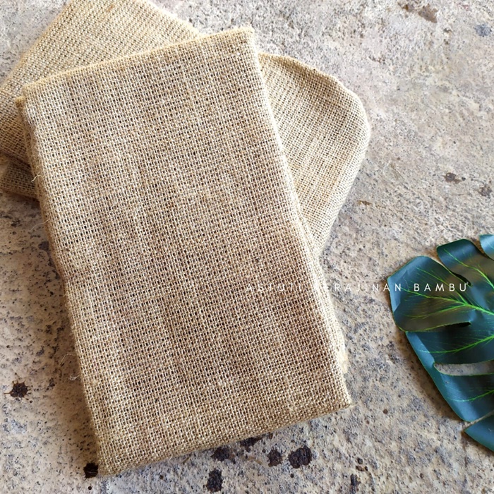 Jual Kain Goni Natural 1x1m/Kain Burlap/Kain Alas Goni/Alas Kain Goni ...