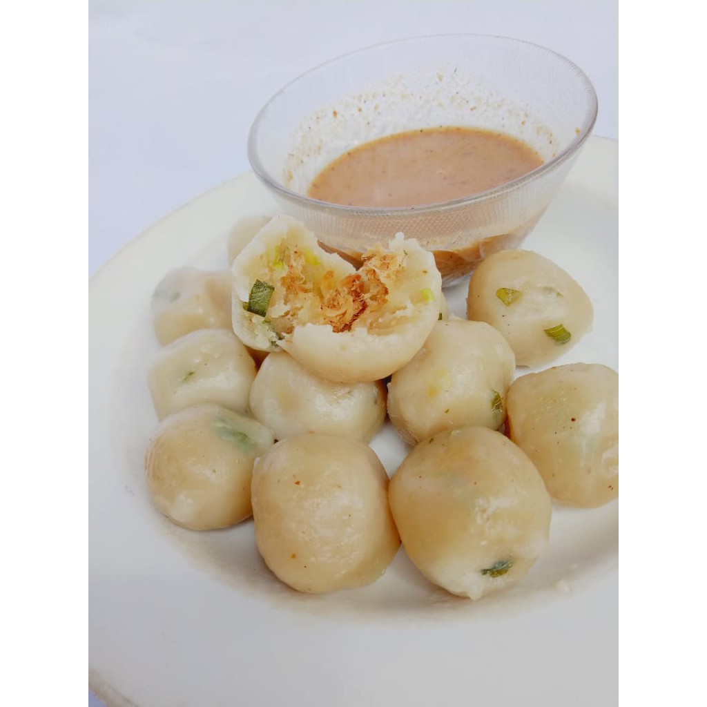 Jual Cilok Isi Daging Ayam Suwir Bumbu Kacang Pedas / Saos Pedas Mercon ...