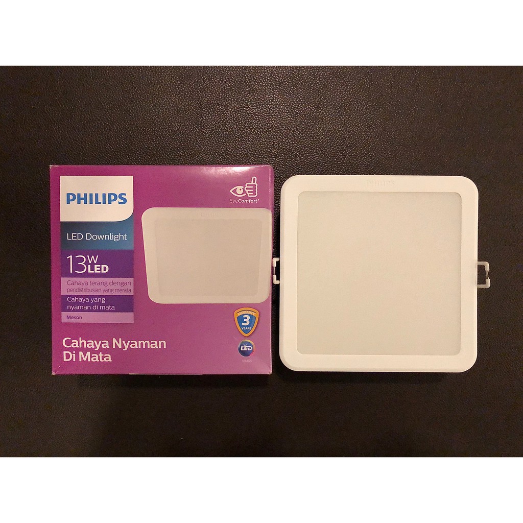 Jual PHILIPS LED Downlight Meson SQ 13W 13Watt 13 Watt 13 W 5inch 59465 | Shopee Indonesia