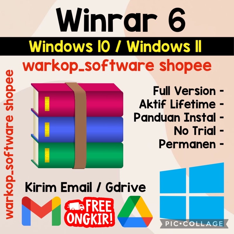 Jual WinRAR 6 Pro Full Aktif Lifetime | Shopee Indonesia