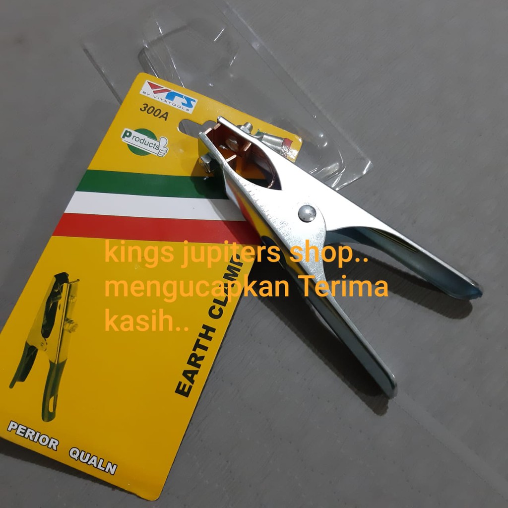 Jual TANG MASA 300A 500A EARTH CLAM MASSA VTS atau STANG LAS ELECTRODE ...