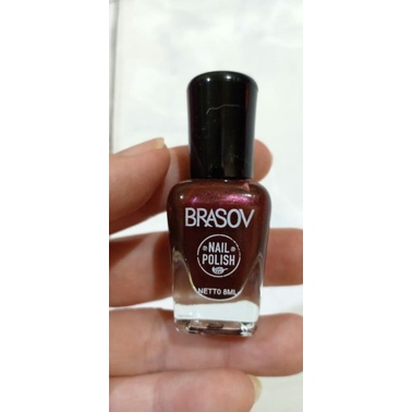 Jual Brasov Kutek Merah Maroon Tua 8 Ml - Naik Polish - Cat Kuku ...