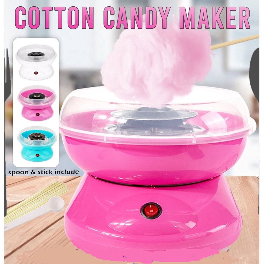 Jual Mesin Gulali Mini Electric Cotton Candy Floss Maker Alat Pembuat ...