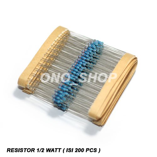 Jual Resistor 1/2 Watt isi 200 Pcs | Shopee Indonesia