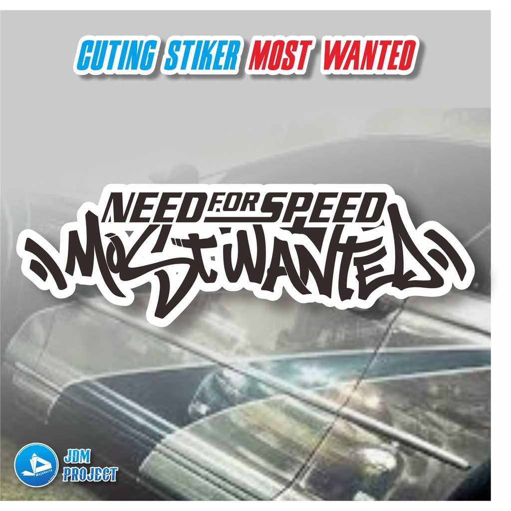 Jual STICKER NEED FOR SPEED STIKER MOST WANTED CUTTING (COD) | Shopee ...