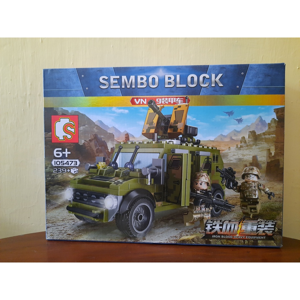 Jual Mainan Brick Sembo Block War Military Vehicles 105473 Kendaraan ...