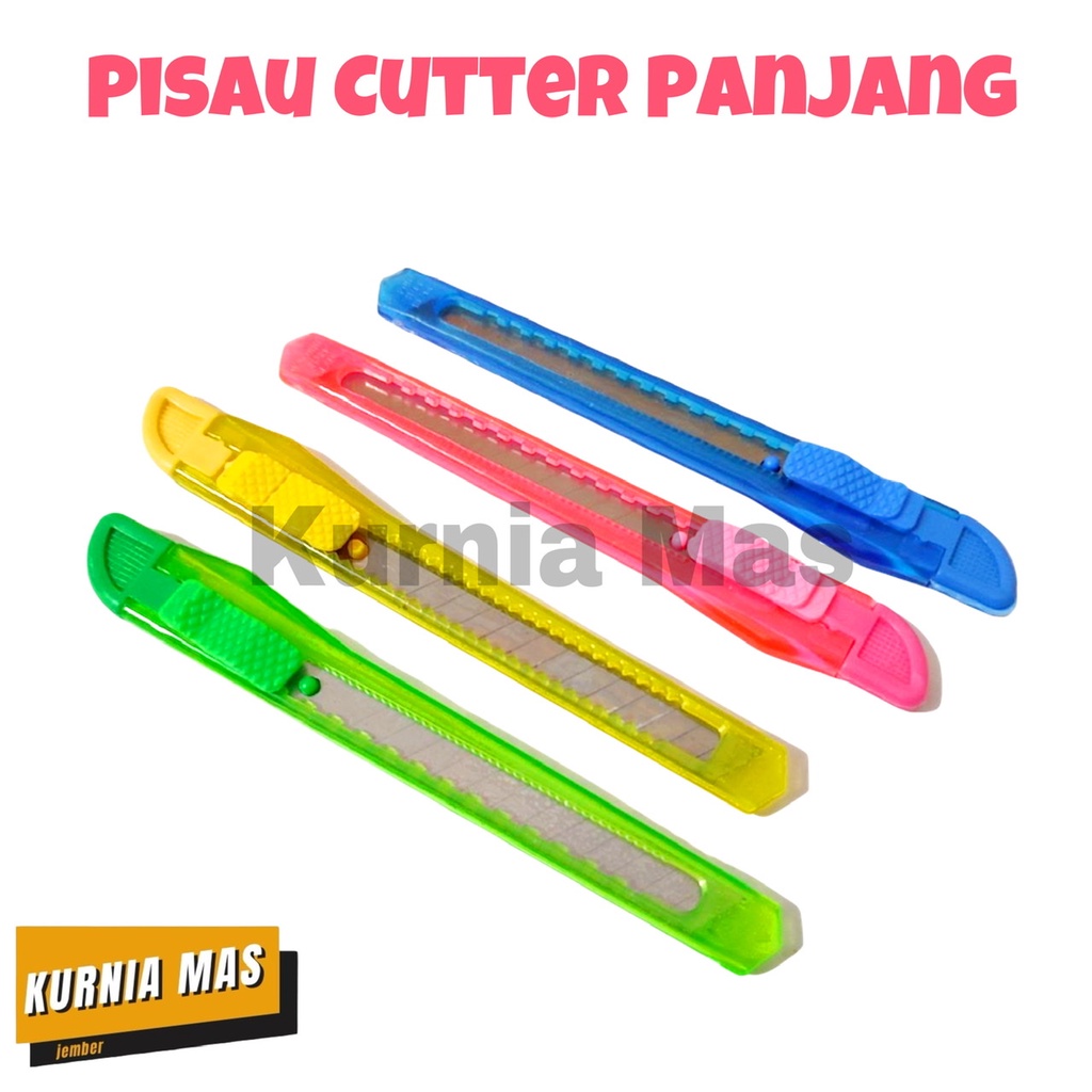 Jual PISAU CUTTER KECIL PANJANG SILET PEMOTONG KERTAS SERBAGUNA ...