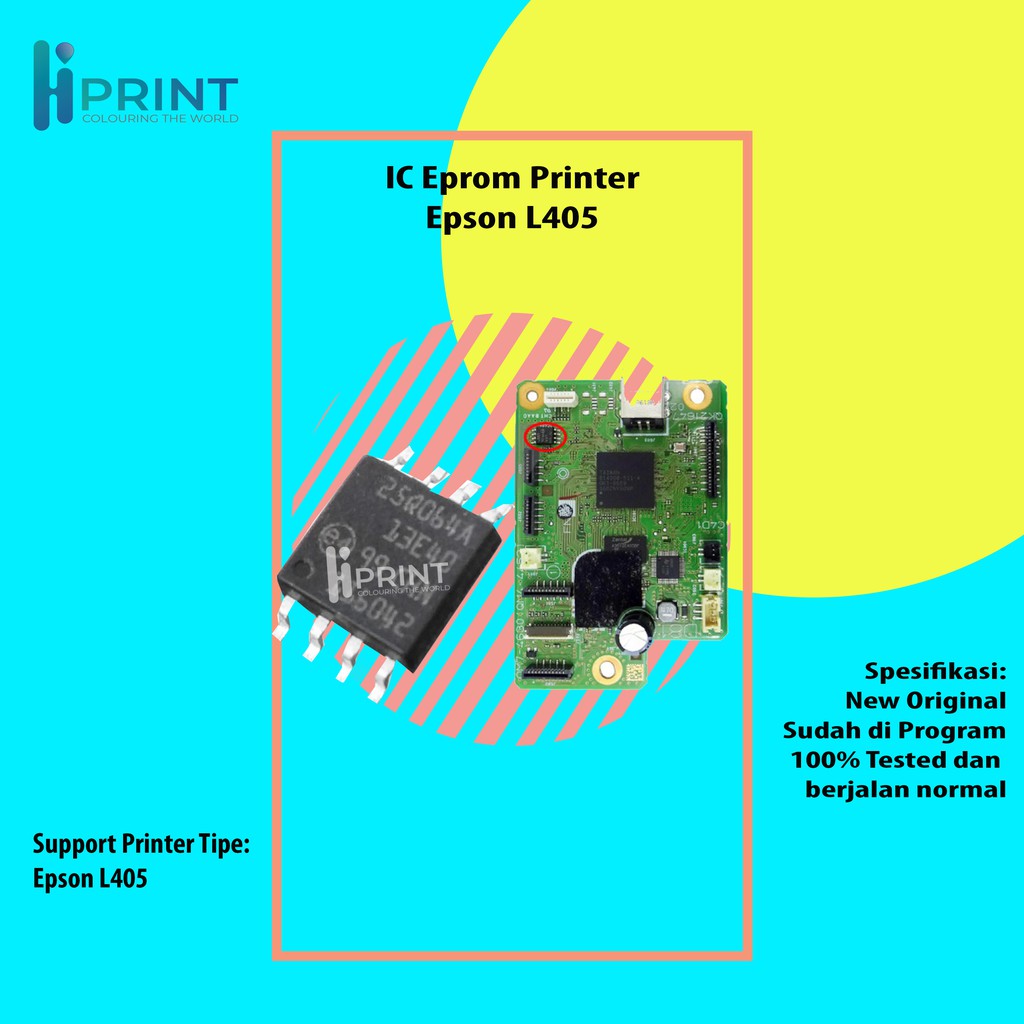 Jual IC Eprom Printer Epson L405 25Q064, IC Eeprom Epson L405, IC ...