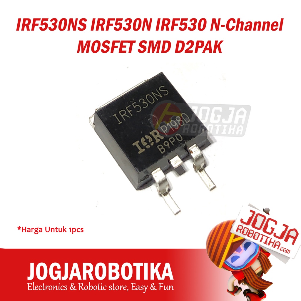 Jual IRF530NS IRF530N IRF530 N-Channel MOSFET SMD D2PAK | Shopee Indonesia