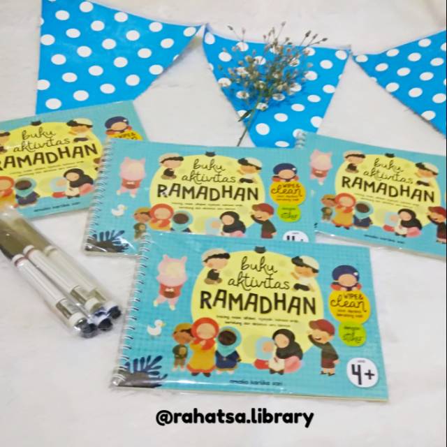Jual Buku Aktivitas Ramadhan Wipe and Clean (pesanan reseller) | Shopee Indonesia