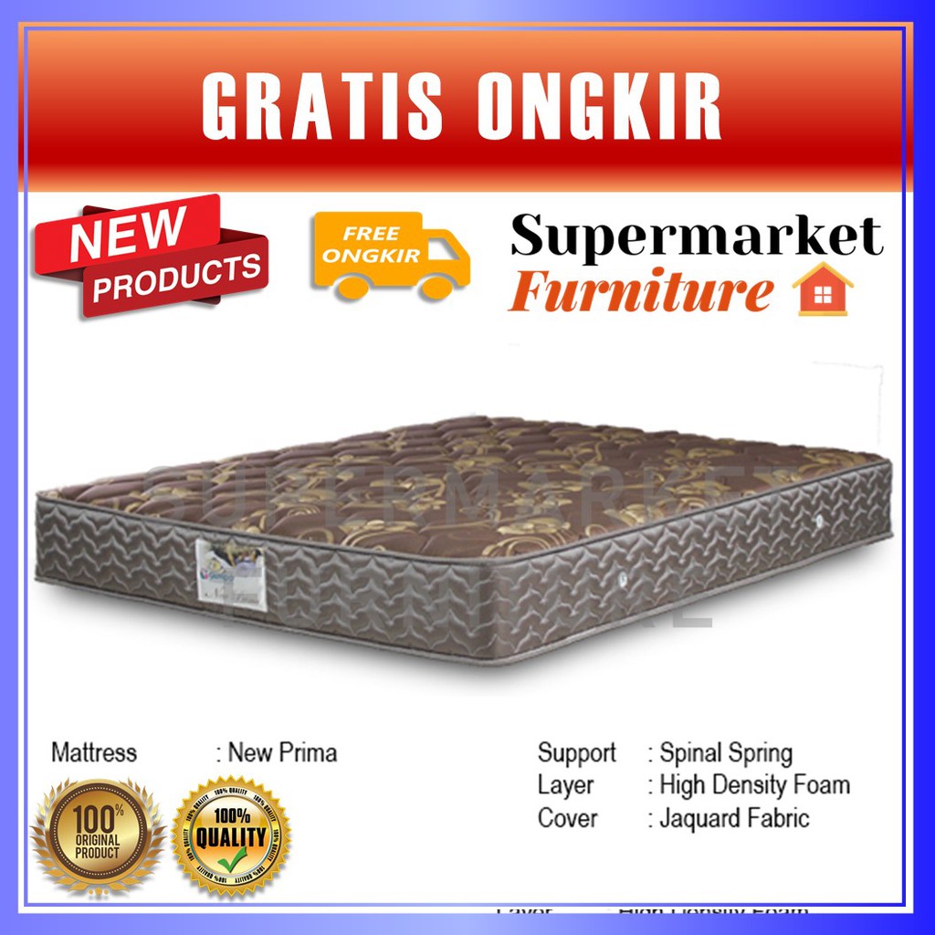 Jual GUHDO Kasur Springbed NEW PRIMA - 120 x 200 - Hanya Kasur / Mattress - Harga Pabrik ...