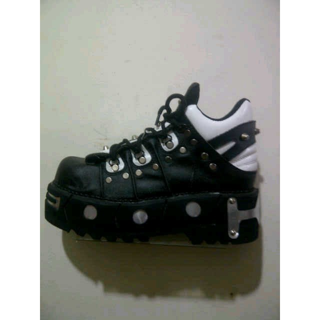Jual Sepatu Rock Kulit Viu / Boot rocker homemade DOuble Sole | Shopee ...