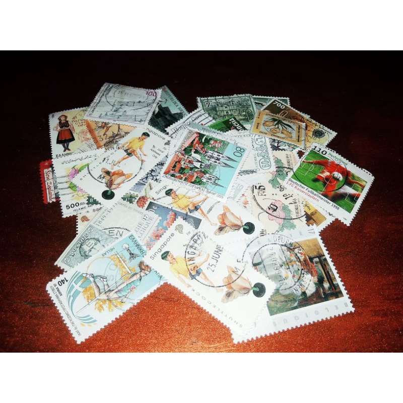 Jual Perangko Lama Indonesia/Luar Negeri Kondisi Bekas/Pernah Dipakai ...