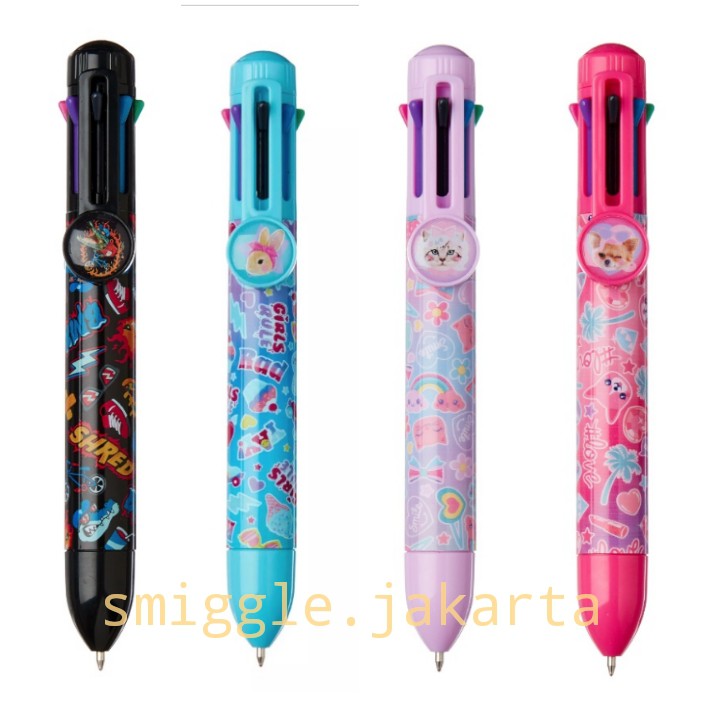 Jual ORIGINAL SMIGGLE STYLIN GRAPHIC RAINBOW PEN , PEN 8 WARNA SMIGGLE ...