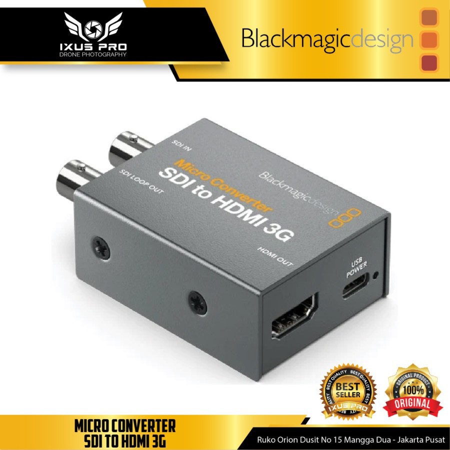 Jual Blackmagic Design Micro Converter SDI to HDMI 3G - BLACK MAGIC ...