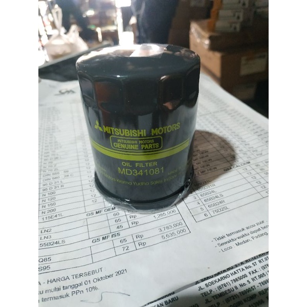 Jual Original Mitsubisi Oil Filter Xpander, Lancer, Pajero All New ...