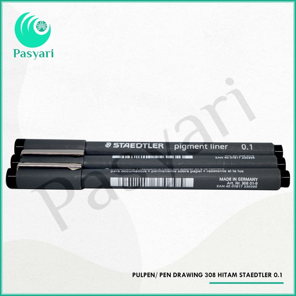 Jual Pulpen/ pen drawing 308 Hitam Staedtler | Shopee Indonesia