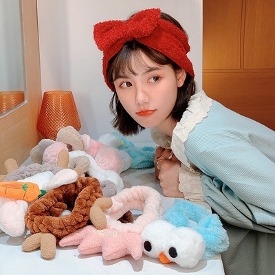 Jual AC013 Bandana Bando Headband Makeup atau Cuci Muka Motif Polos ...