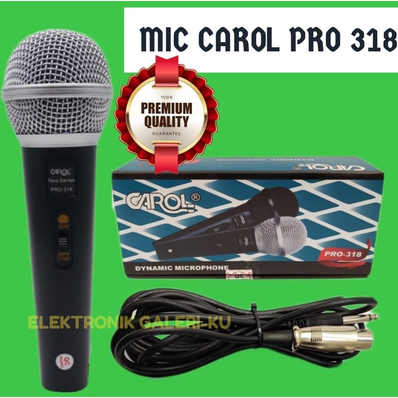 Jual MIC CAROL PRO 318 | Shopee Indonesia