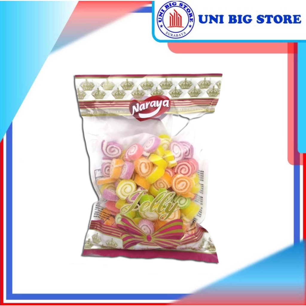Jual Naraya Permen Jelly Roll Besar Jeli Candy 400 gr | Shopee Indonesia
