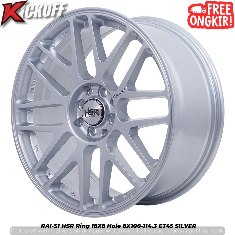 Jual Velg Racing HSR Ring 18 RAI S1 Buat Livina Mobilio Yaris Jazz ...