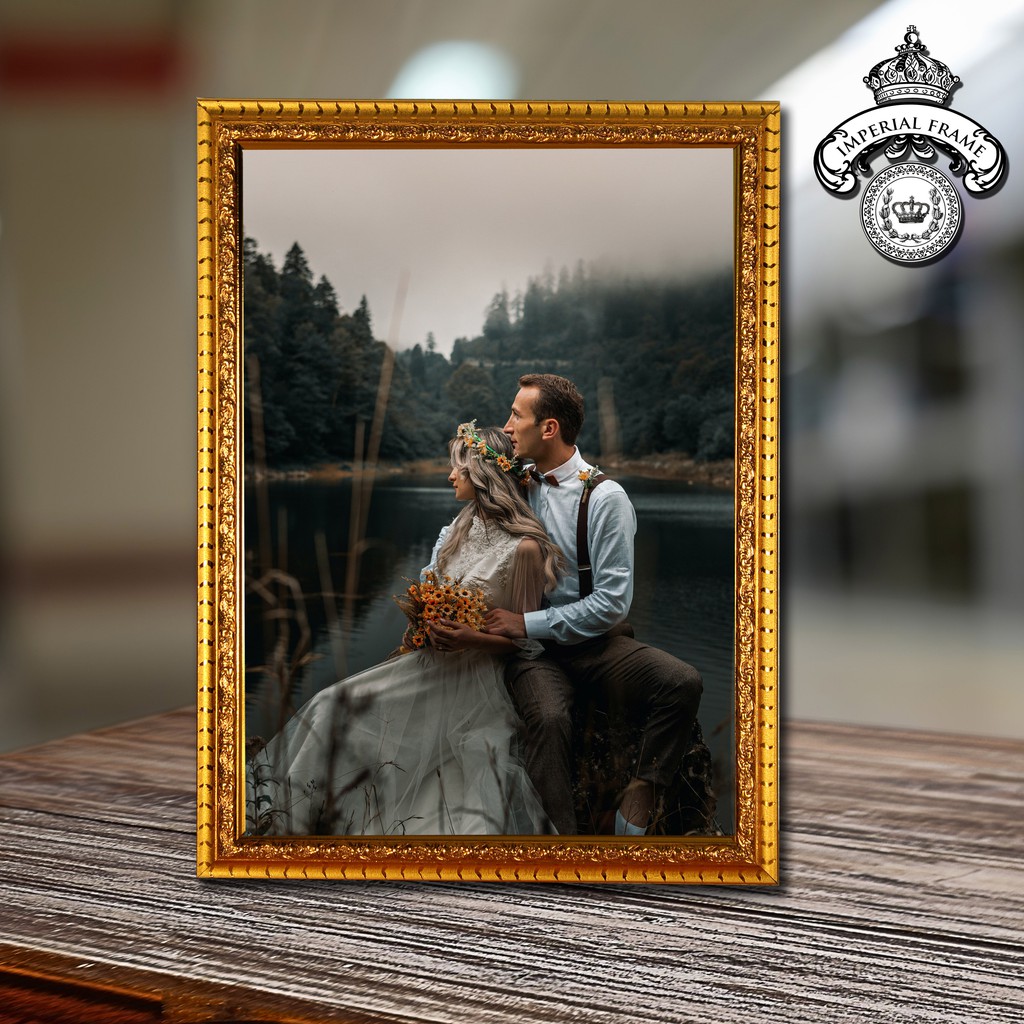 Jual Bingkai Frame Figura Foto 10RS ( 20x30 cm ) silver / gold | Shopee ...