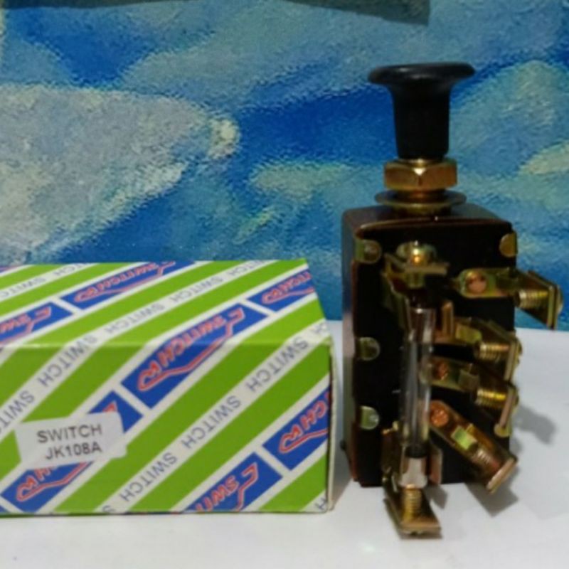 Jual Saklar Lampu / Switch Head Lamp 3x Tarik - JK 108 | Shopee Indonesia