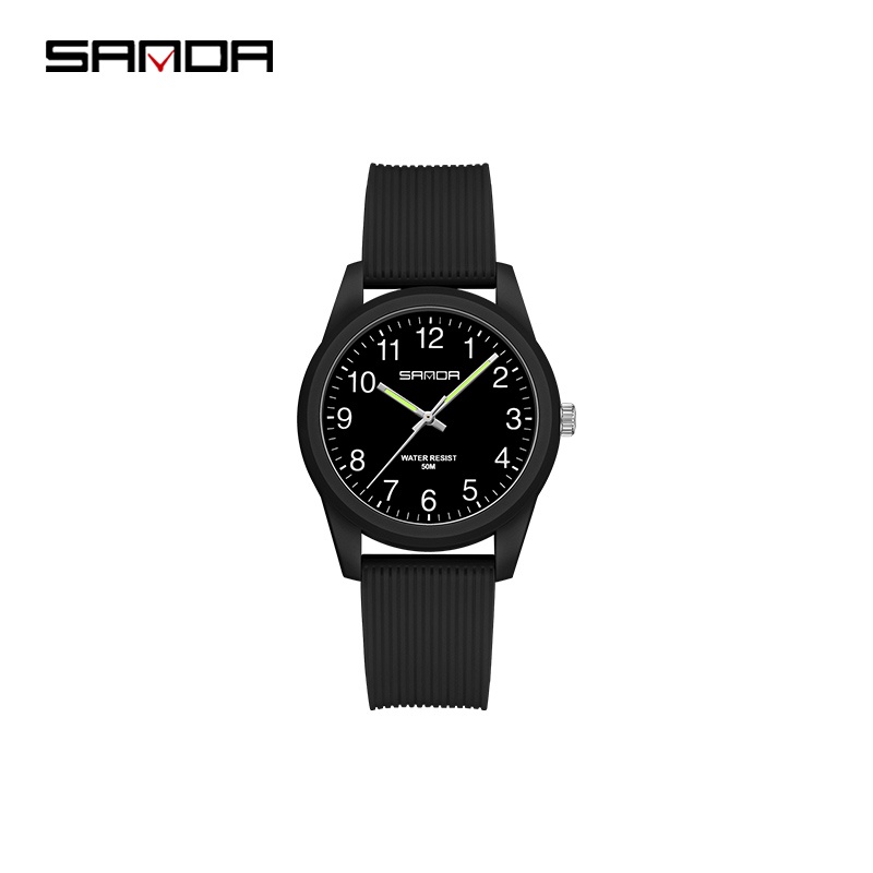 Jual SANDA 6088 Jam Tangan Wanita Pria Analog Sport Tali Rubber ...