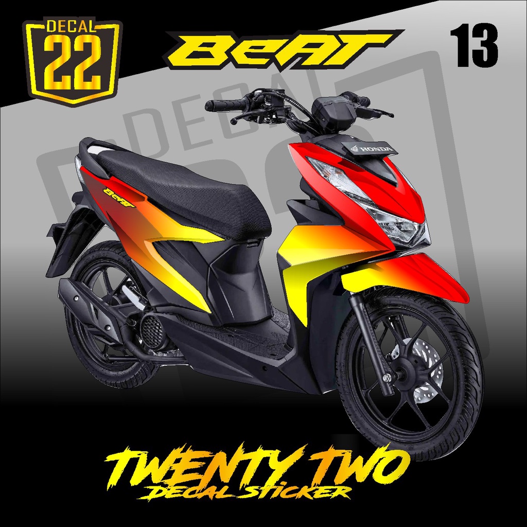 Jual DECAL STIKER HONDA BEAT STREET NEW 2021,STIKER VARIASI BEAT STREET ...