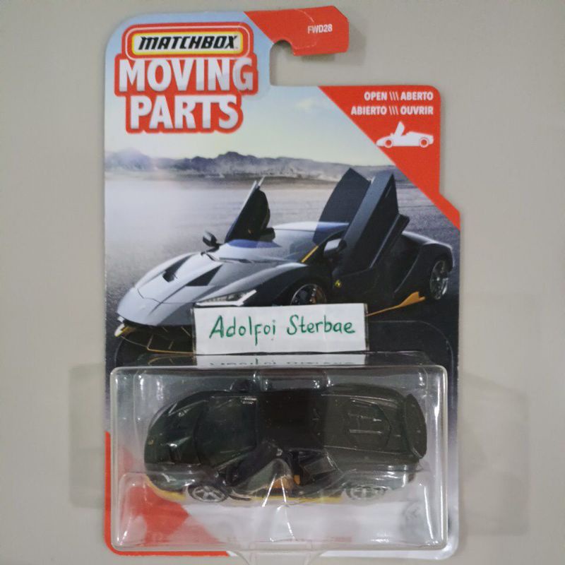 Jual matchbox lamborghini centenario moving parts open door aberto ...