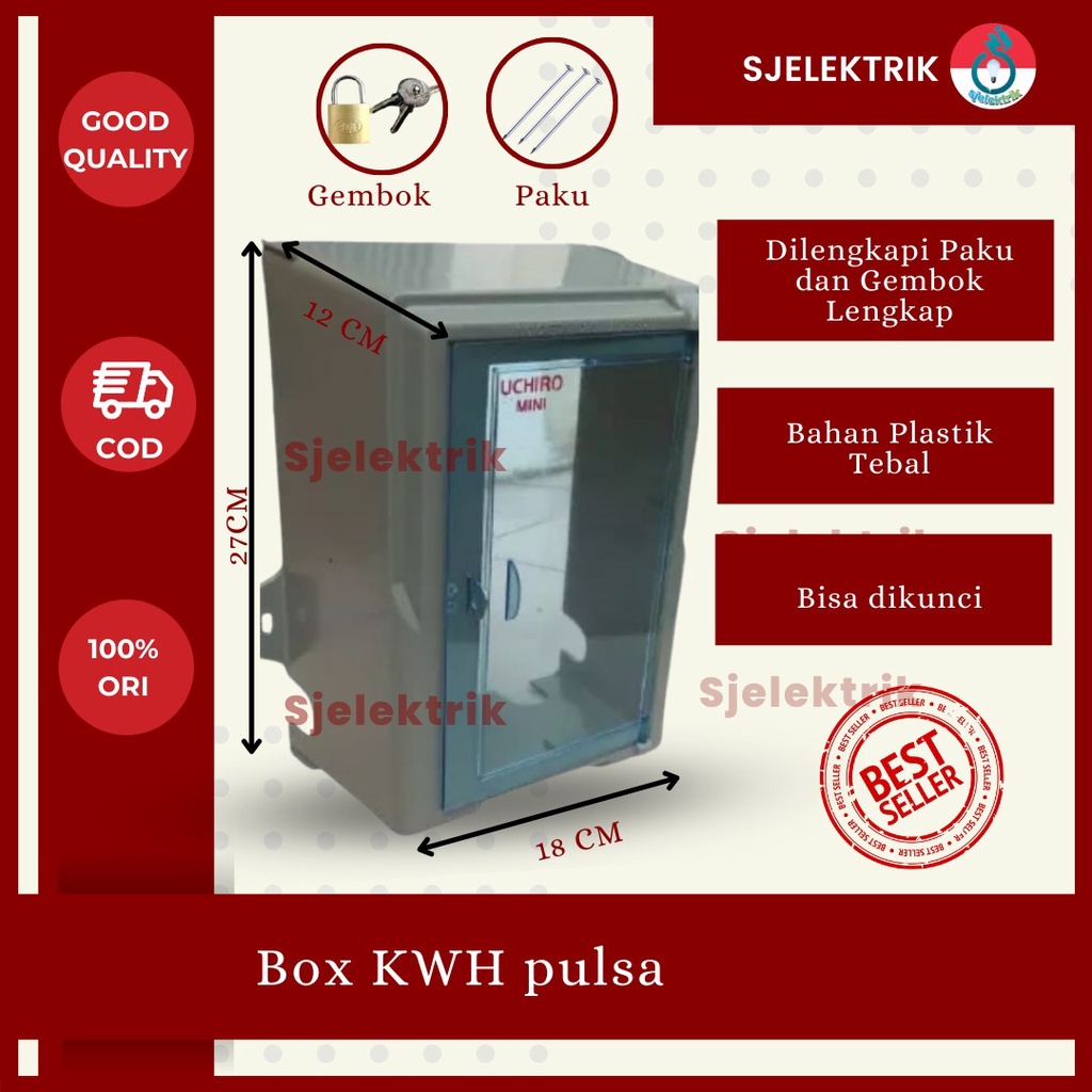 Jual Bok Kwh Meteran Listrik token model baru Box Kwh meter listrik ...