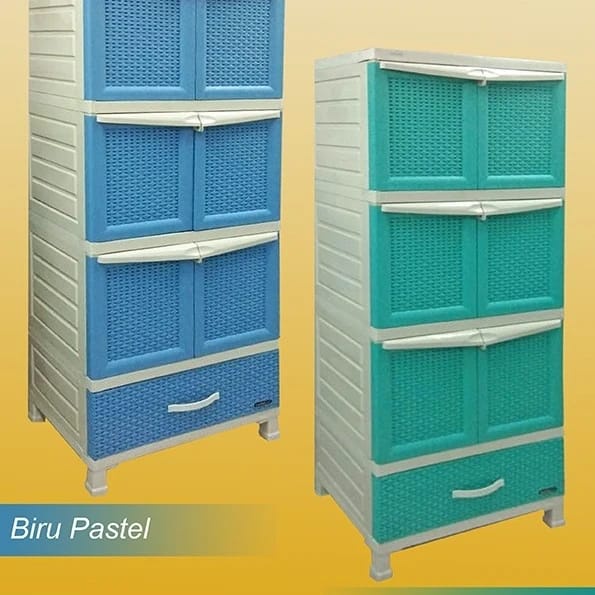 Jual Lemari Kabinet Rak 4 Susun / Lemari Plastik Rak 4 Susun / Lemari ...