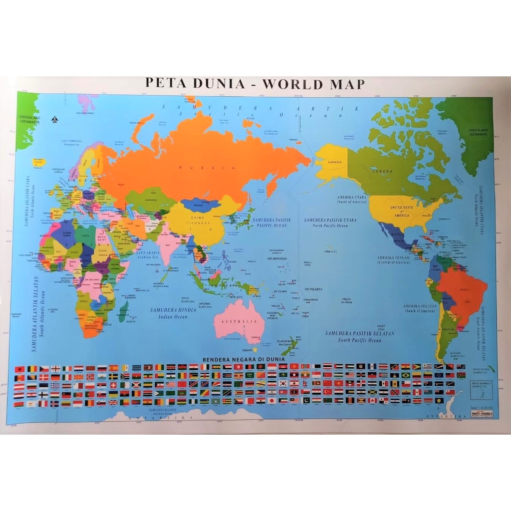 Jual Peta Dunia World map Lembaran | Shopee Indonesia