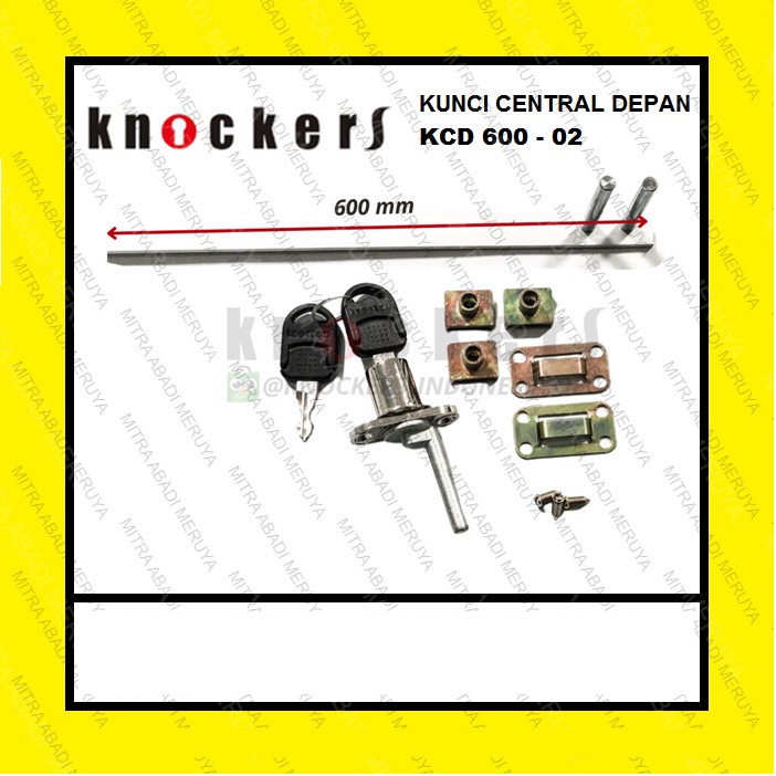 Jual KNOCKERS Kunci Sentral Central Depan KCD 600 KCD600 Front Panel ...