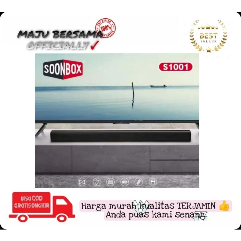 Jual MB - Wireless Speaker SOONBOX S1001Full Bass Wireless V5.1 / Speaker Soundbar Bluetooth ...