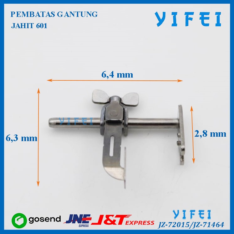 Jual Stik Lizen Mesin Jahit - Pembatas Jahitan Lurus Pada Bahan Kain ...