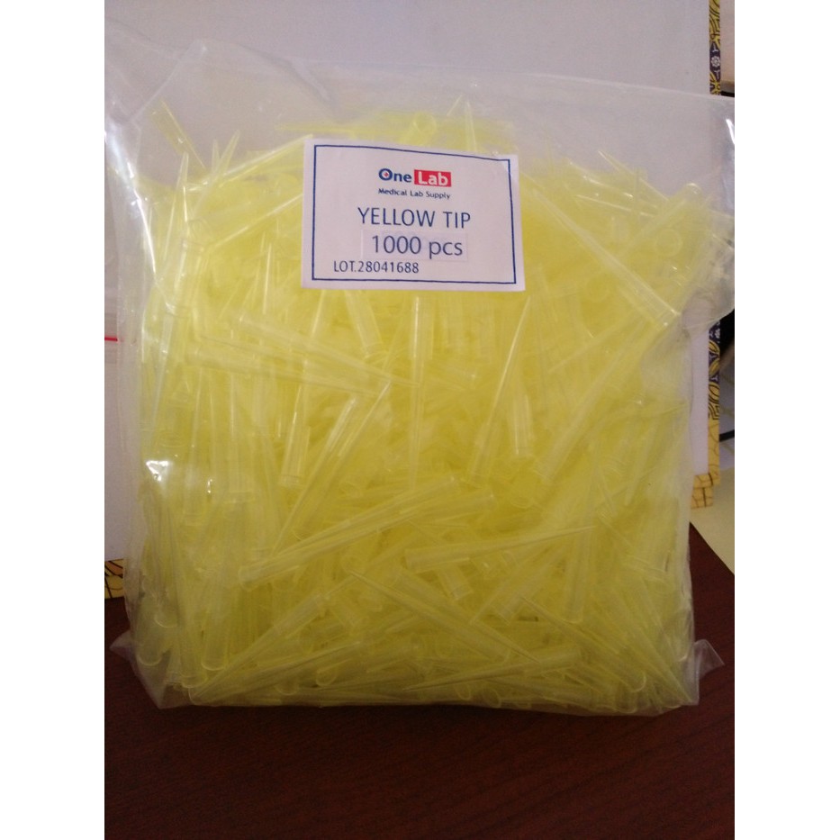Jual YELLOW TIPS/MIKRO PIPET/ PIPET KECIL/ MICRO PIPET WARNA KUNING ...