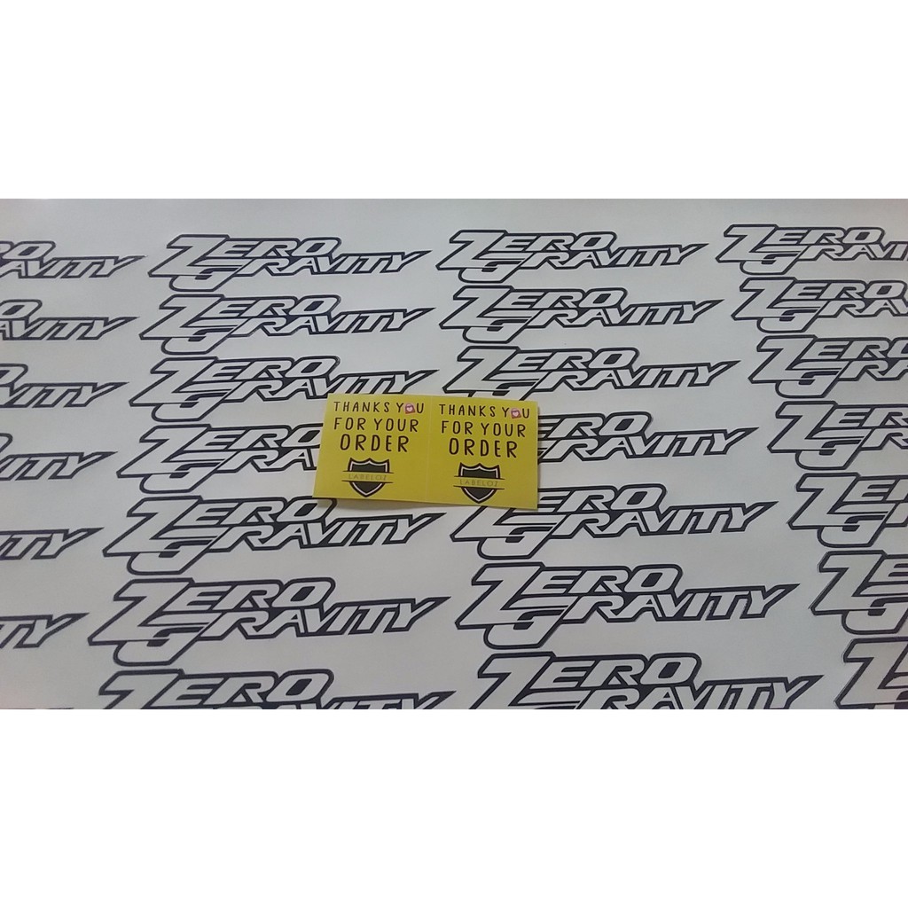Jual Stiker zero gravity | Shopee Indonesia