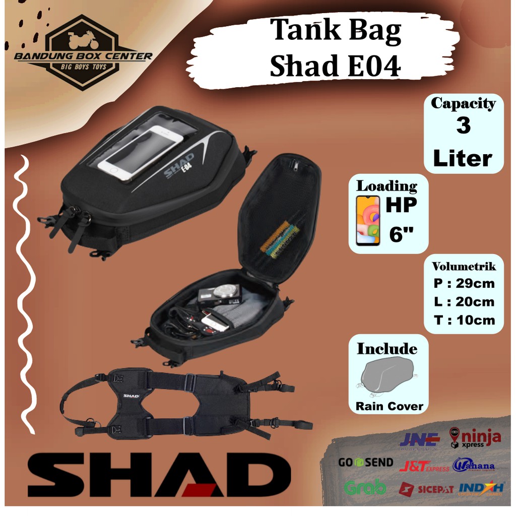 Jual Tank Bag Shad E04 Tas Tanki Motor Shad E 04 | Shopee Indonesia