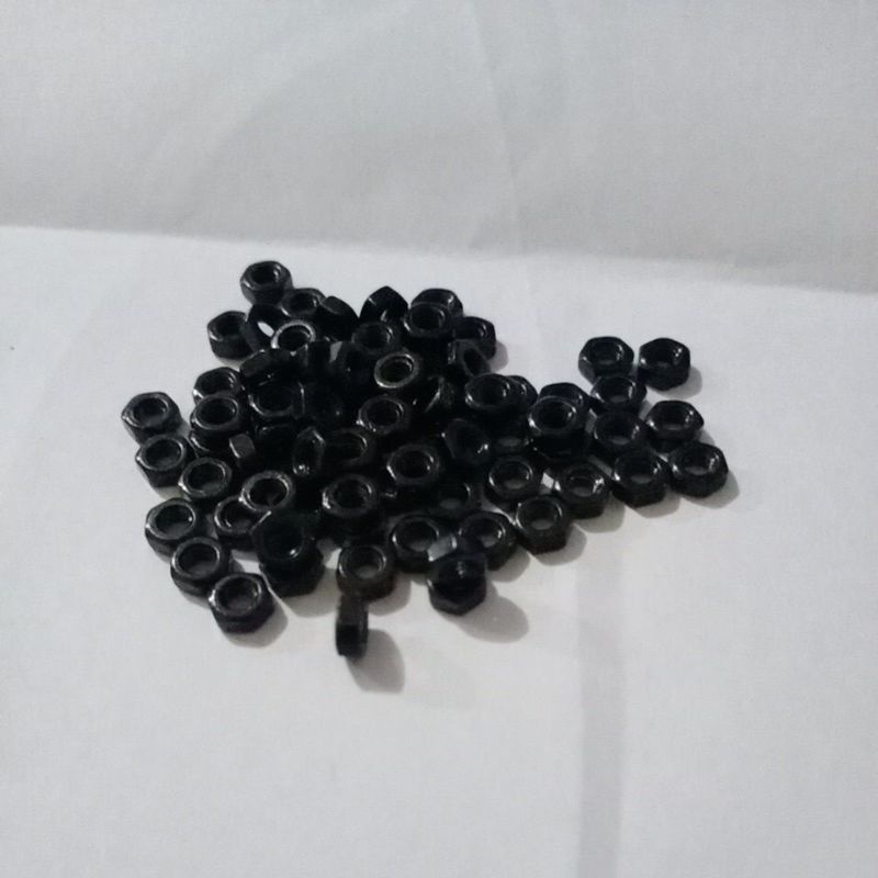 Jual 10 Pcs Mur Hex Nut M2 stainless steel 304 Hitam MUR untuk baut 2mm ...