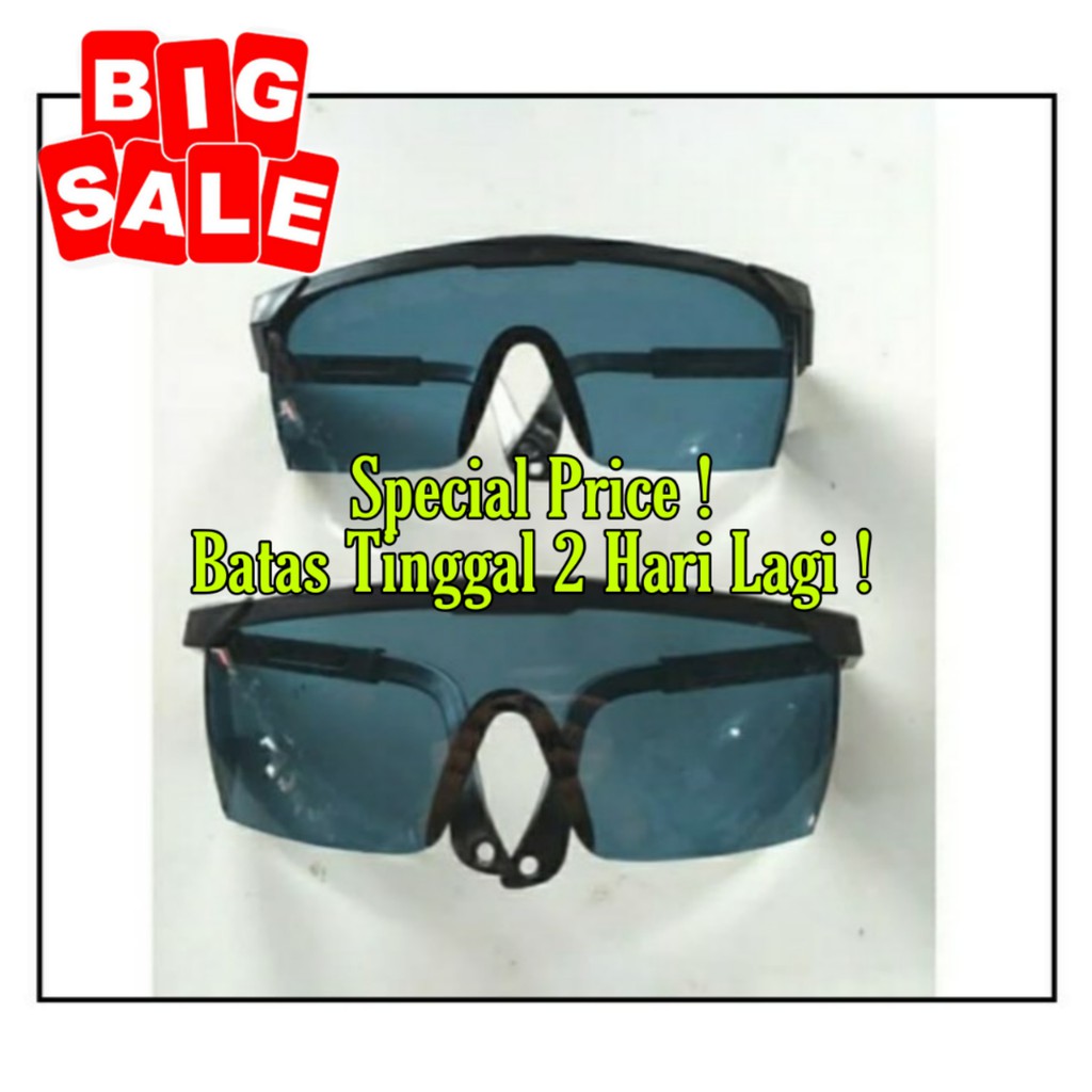 Jual Kacamata Las Listrik Laser Hitam Gelap Transparan Pekat | Shopee ...