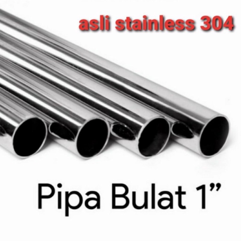 Jual pipa 1inch / 1 meter pipa stainless / pipa gantungan baju /AsLI ...