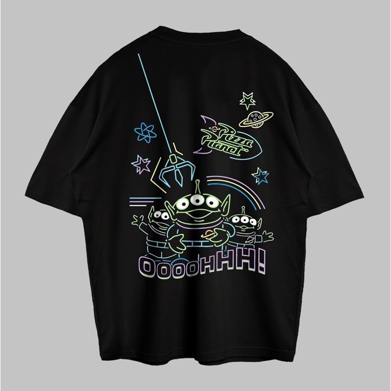 Jual VABA Oversized Toy Story Pizza Planet Tshirt | Kaos Streetwear ...