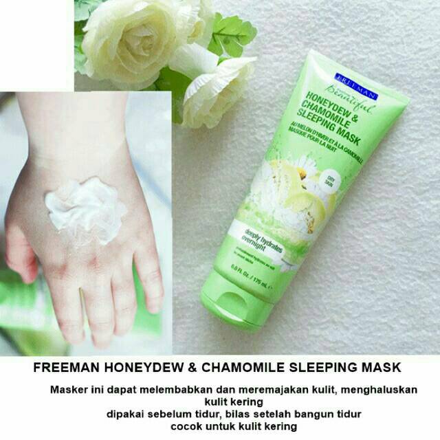 Jual ORIGINAL Freeman honeydew & chamomile sleeping mask 175 ml ...